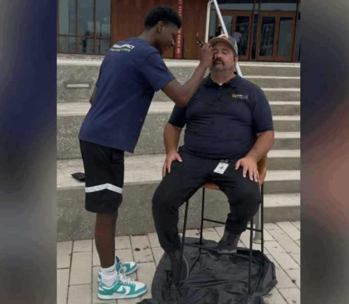 DC teacher fulfills promise, lets student shave beard after earning highest AP exam score | KIPP ...